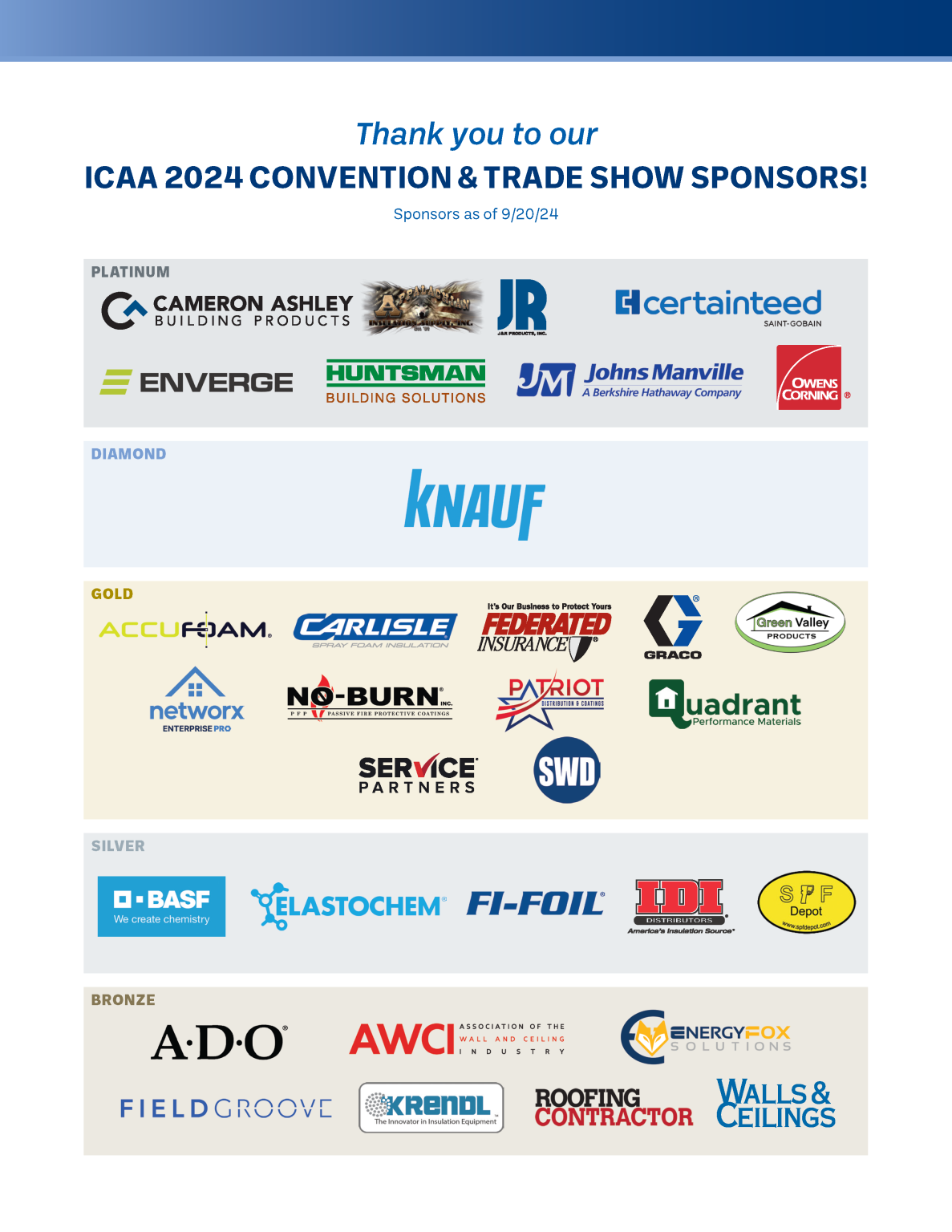 ICAA 2025 - Insulation Contractors Association of America